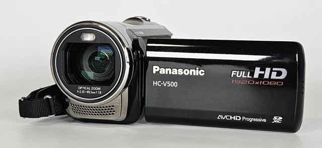 PANASONIC HC V500 Full-HD Camcorder Touchscreen 38 fach opt. Zoom [GUT ...
