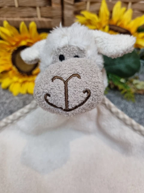 JOMANDA LAMB SHEEP Cream Baby Comforter Blankie Blanket Soft Toy Plush ...