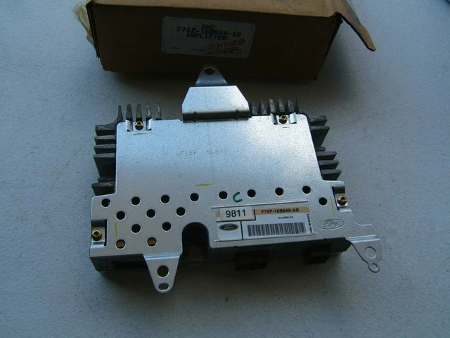 NEW - GENUINE OEM Ford F75Z-18B849-AB Amplifier F75F-18B849-AB 3-PLUG ...