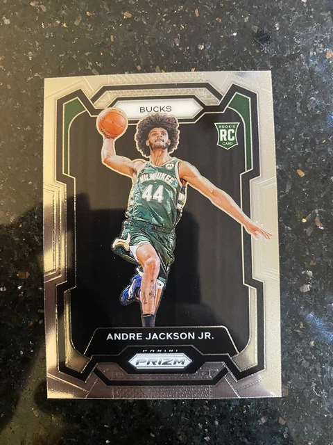 ANDRE JACKSON JR. 2023-24 Panini Prizm #131 Rookie RC Milwaukee Bucks ...
