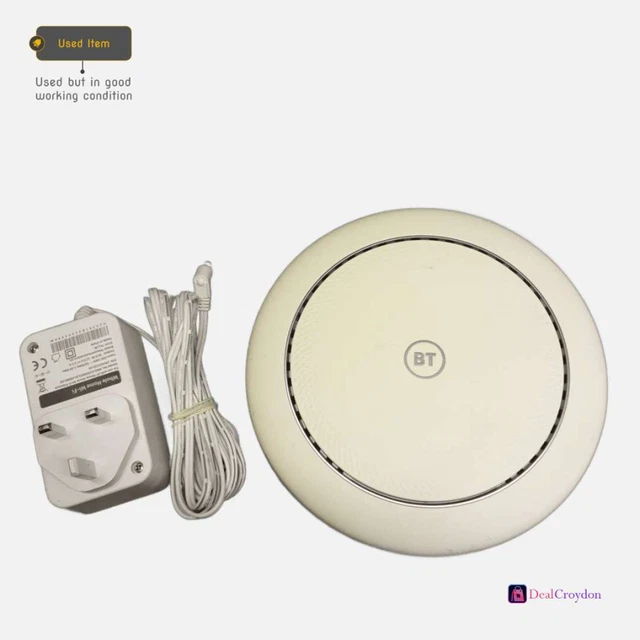 BT WIFI DISC Whole Home Wi-Fi Premium Extender Mesh Single Disc White ...