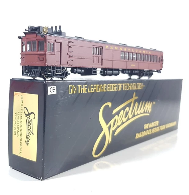 SPECTRUM 81406 HO - Pennsylvania RR, EMC Doodlebug, DCC Ready, SPARES ...