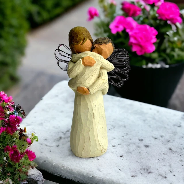 WILLOW TREE 'ANGELS Embrace' 5" Figurine Susan Lordi 2002 Demdaco No ...
