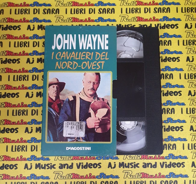 VHS FILM JOHN WAYNE L'EROE AMERICANO I CAVALIERI DEL NORD-OVEST 1999 ...