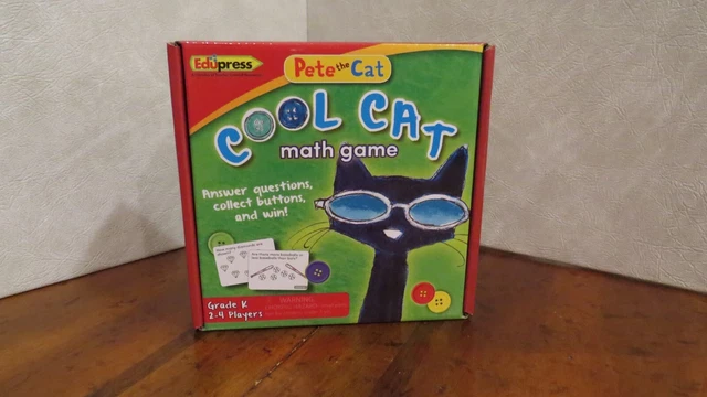 PETE THE CAT Cool Cat Math Game Grade K £11.28 - PicClick UK