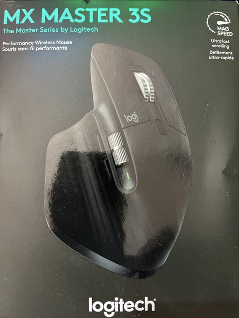 LOGITECH - MX Master 3S Wireless Laser Mouse with Ultrafast Scrolling - Black EUR 79,14 ...
