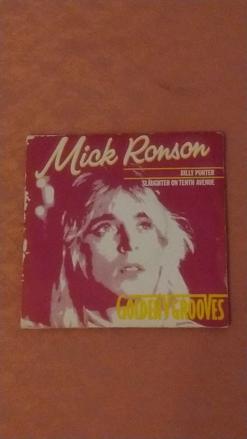 MICK RONSON & Billy Porter Slaughter On Tenth Avenue 7" Vinyl Gold 546 ...