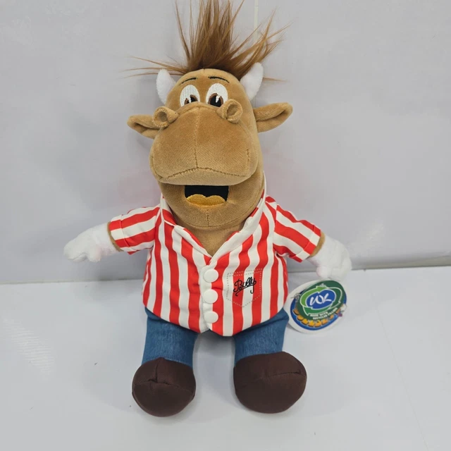 OFFICIAL BULLSEYE TV Darts Show Bully Mascot Soft Toy 10” Plush Cow ...
