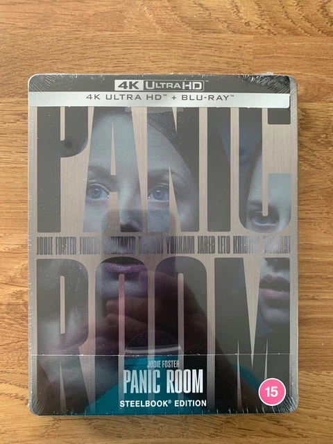 PANIC ROOM 4K Ultra HD Blu ray Limited edition Steelbook UK UHD New £43.30 - PicClick UK