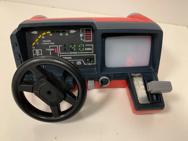 TOMY RACING TURBO Driving Simulator COCKPIT Arcade Vintage Cult Toy ...