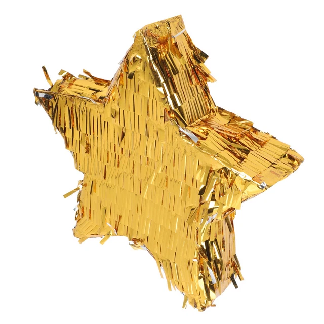 PARTY FOIL STAR Pinata Birthday Gold Foil Pinata Geometric Foil Finata ...