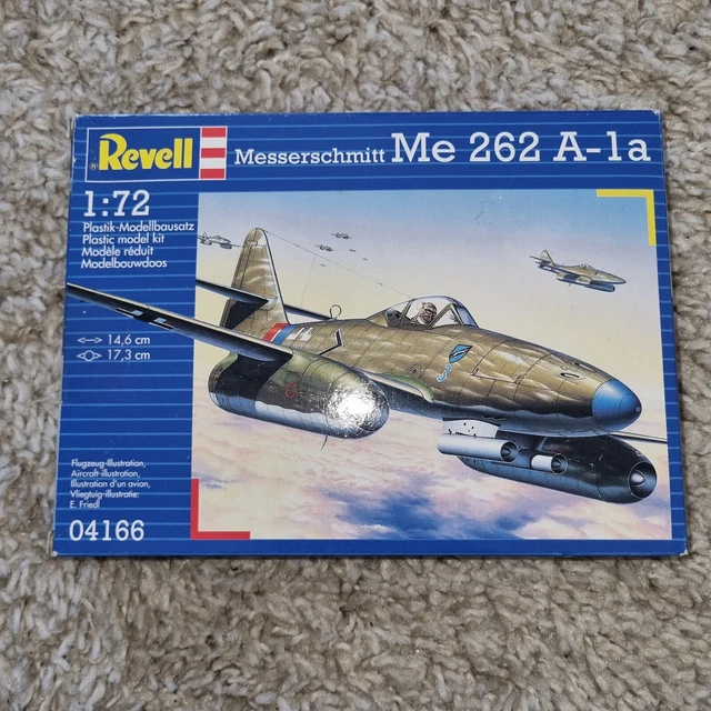 MESSERSCHMITT ME 262 A-1a (REVELL 1/72) MODEL KIT £15.00 - PicClick UK