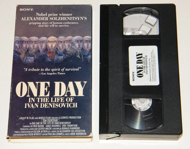 RARE VHS ONE Day In The Life Of Ivan Denisovich 1988 Tested Soviet ...