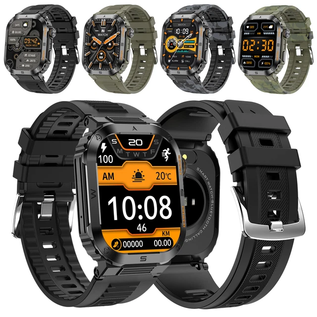 SMART WATCH BLUETOOTH Call Heart Rate Waterproof Smartwatch for iPhone ...