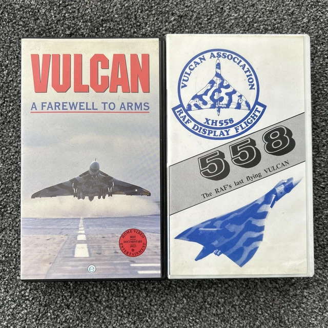 VULCAN BOMBER VHS x 2. A Farewell to arms & 558 The RAFs last flying ...