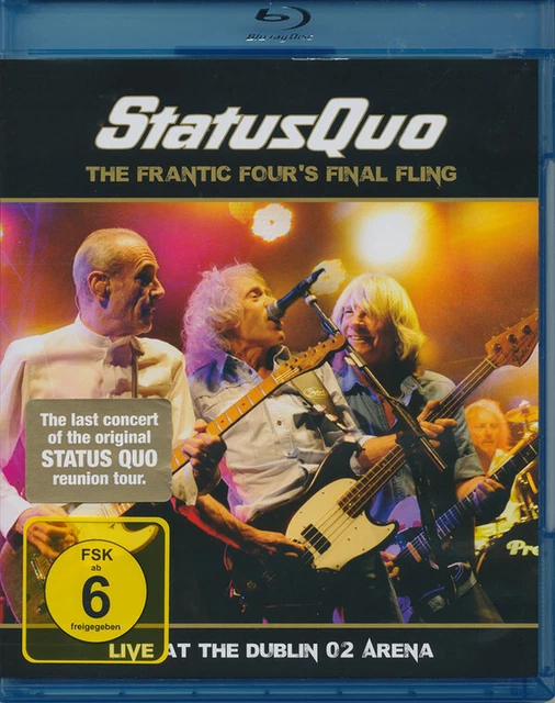 STATUS QUO FRANTIC Four's Final Fling - Live At the Dublin O2 Arena CD ...