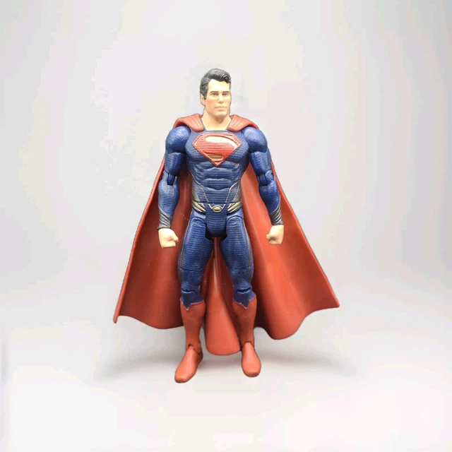 SUPERMAN ACTION FIGURE Henry Cavill Deluxe Man Of Steel 6” Mattel FREE ...