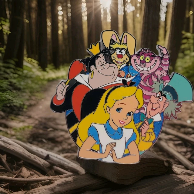 DISNEY PIN 2025 Alice in Wonderland Character Cluster #170601 Free Ship ...