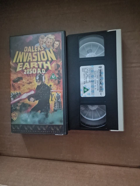 DOCTOR WHO DALEKS Invasion Earth 2150 - VHS Movie - Coloured Tab £74.99 ...