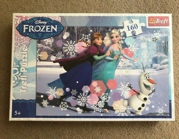 DISNEY FROZEN TREFI Puzzle 160 pieces Anna Elsa Olaf VGC £5.43 ...