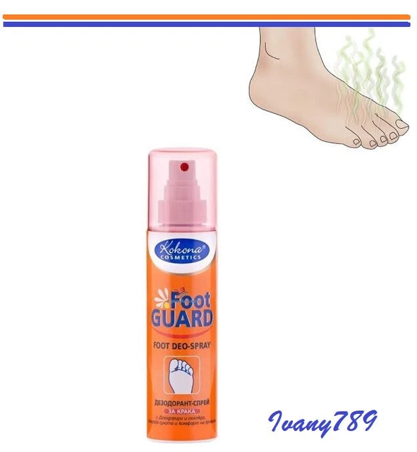 FOOT GUARD DEODORANT for feet,NO smell, Dryness and comfort, 180 ml £10 ...