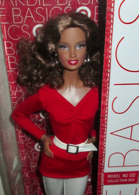 TARGET EXCLUSIVE BARBIE Basics Collection Red NRFB Model No. 02 Lara ...