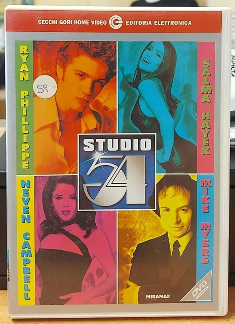 STUDIO 54 DVD Salma Hayek Mike Myers Neven Campbell Consegna 24/48H Con ...