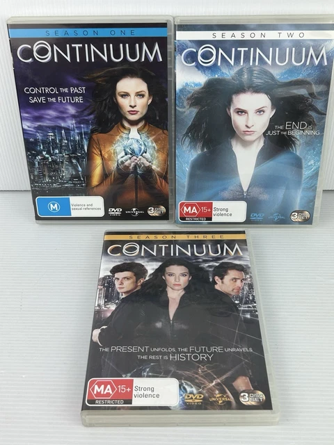 CONTINUUM: THE COMPLETE Series | Season 1-3 (DVD, 9-Disc set) NEW $29. ...