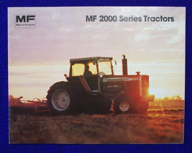 MASSEY FERGUSON MF 2000 Tractor 1982 Brochure Agriculture Farming ...
