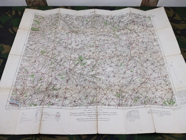 WW1 BRITISH MAP with BATTLE of THE SOMME corrections THIEPVAL, MAMETZ ...