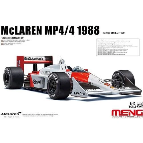 MENG 1/24 MCLAREN MP4/4 1988 Plastic Model Kit EUR 83,13 - PicClick DE