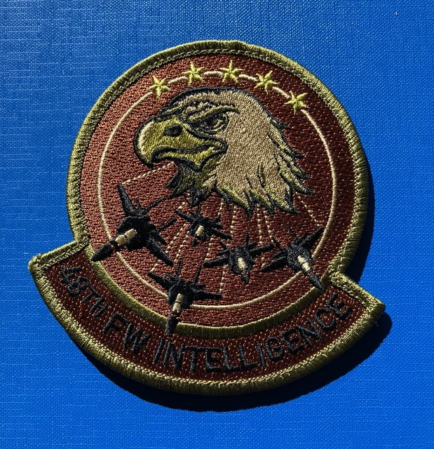USAF RAF LAKENHEATH 48th Fighter Wing Intelligence OCP Patch On Velkro ...