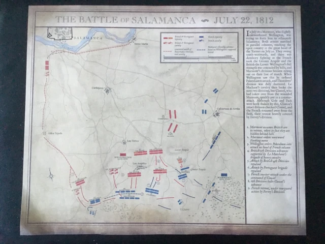 1809 & 1812 Napoleonic Wars Plan Maps Of The Battles Of Wagram ...