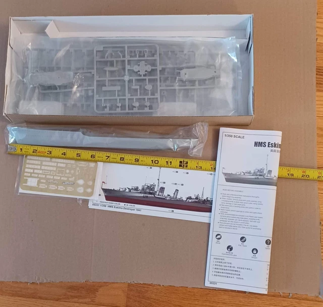 TRUMPETER MODEL SHIP Kit HMS Eskimo 1/350 scale $35.00 - PicClick CA