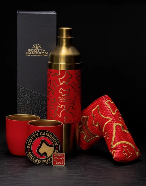 SCOTTY CAMERON GOLF 2026 Club Cameron Kit Flask Head Cover FREE SHIP £ ...