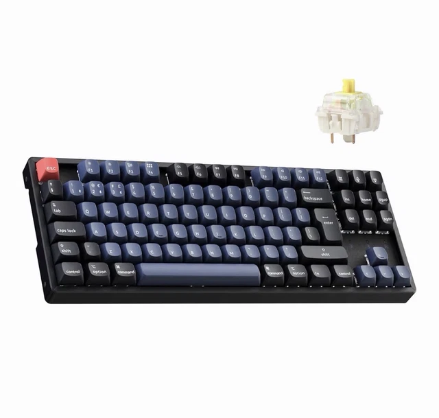 KEYCHRON K8 PRO TKL Wireless Mechanical Keyboard QMK/VIA UK Layour ...