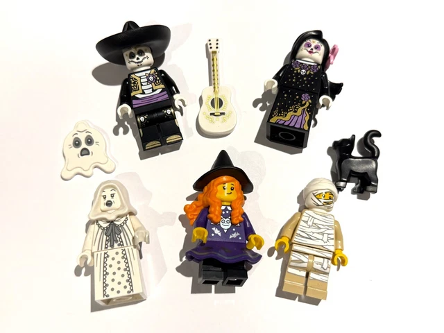 LEGO HALLOWEEN MINIFIGURES 2025 - Day of the Dead, Mummy, Ghost, Witch ...