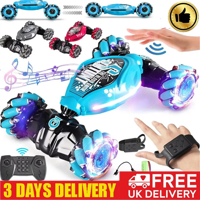 4WD HAND GESTURE 360° RC Stunt Car Sensing Off-Road Remote Control ...