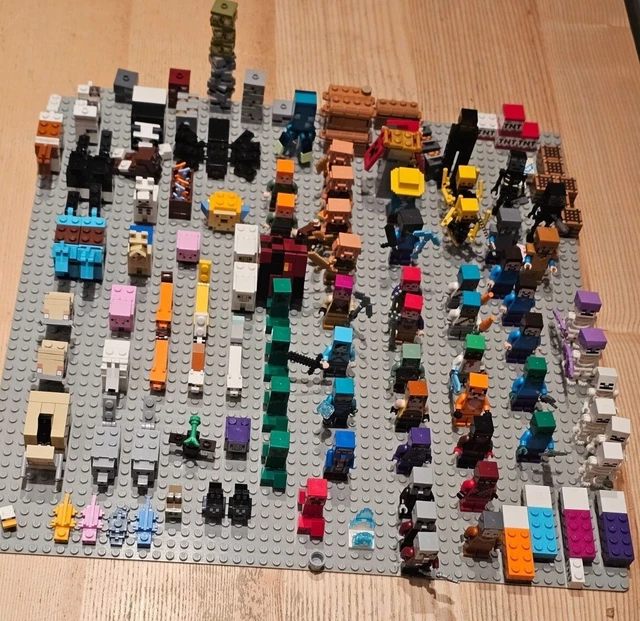 LEGO FIGURES COLLECTION CHOOSE MINECRAFT Minifigs Many Very Rare kg £2. ...