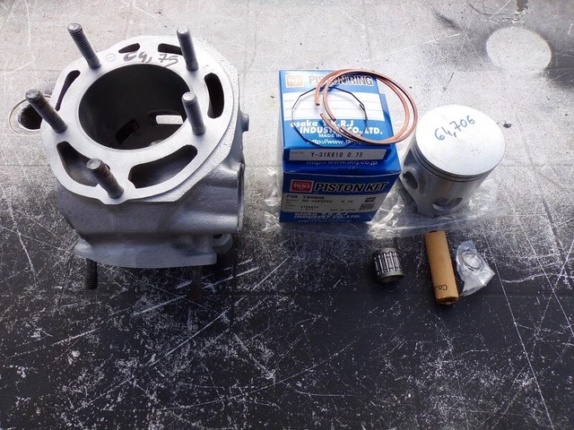 YAMAHA 350 1WT ypvs rd lc rdlc cylinder 64,75 + piston complet 1ua ...
