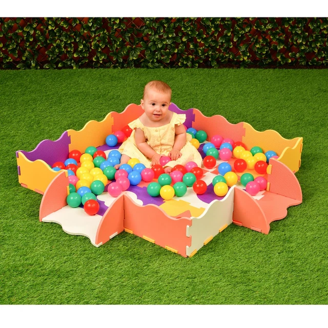 PLAY PEN & Balls Set Perfect For Kids Summertime Play - 31 x 16 x 51cm ...