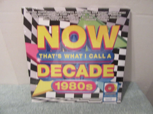 NOW THAT'S WHAT I call a decade 1980s 2 lp color vinyl record new ...