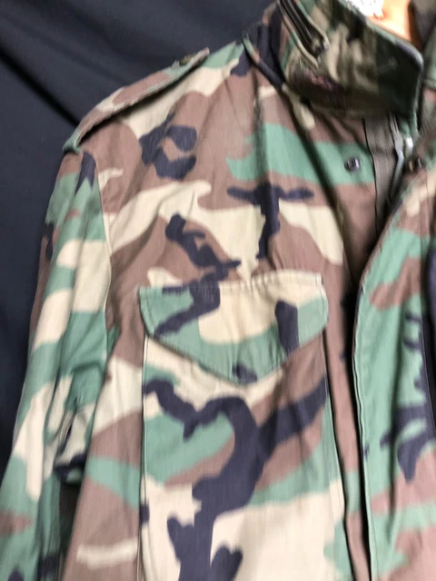 GENUINE US M65 Field Jacket Smock - Woodland Camouflage - Medium Short ...