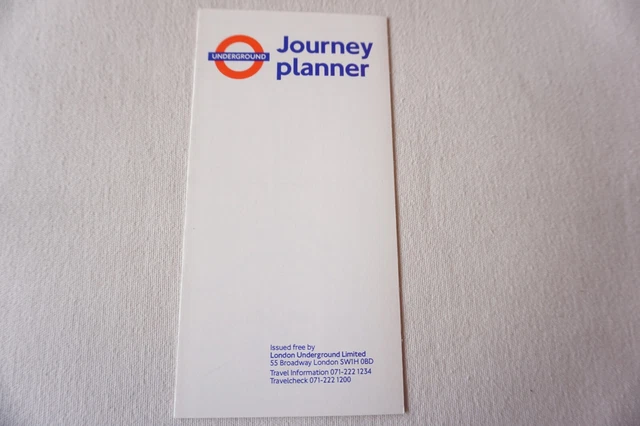 APRIL 1990 LONDON Underground Pocket Map Tube Map Ref 490 VGC £29.99 ...