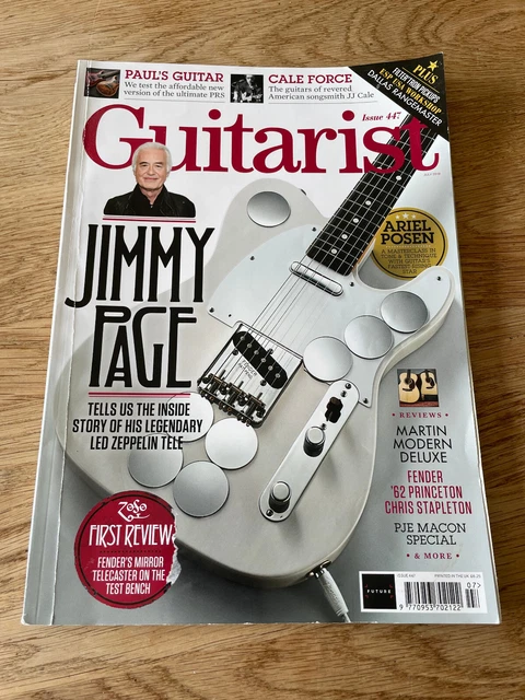 GUITARIST MAGAZINE ISSUE 447 (July 2019) Jimmy Page, Led Zeppelin, JJ ...