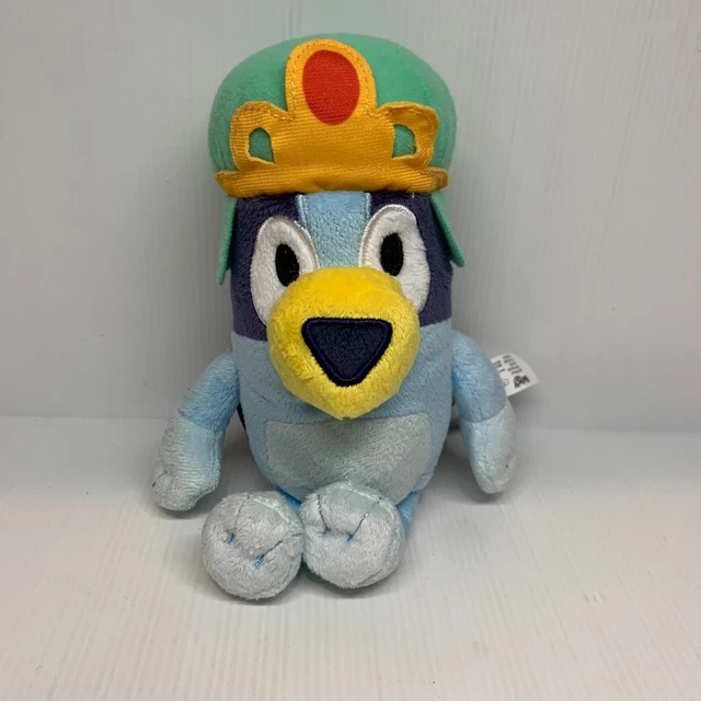 BLUEY FRIENDS ROYAL Princess Bluey Toy Plush Dog with Cape and Crown ...