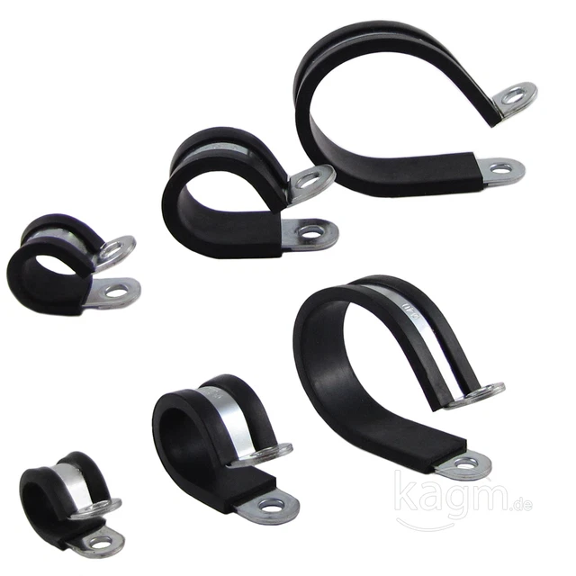 ROHRSCHELLEN SCHLAUCHSCHELLE ROHRSCHELLE Leitungsschelle Schelle RSGU 12mm 15mm EUR 1,00 ...