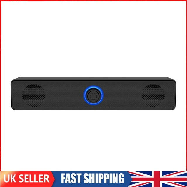 BLUETOOTH-COMPATIBLE SPEAKER USB 3.5 Jack PC Soundbar PC Music Player ...