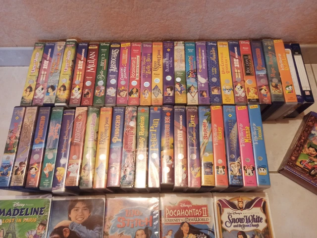 LOT OF 54 Walt Disney VHS Cassettes NO RESERVE! £82.76 - PicClick UK