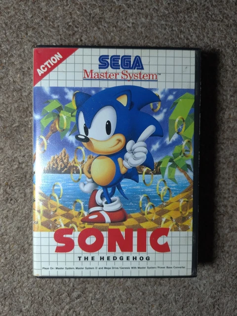 SONIC THE HEDGEHOG | SEGA Master System Game PAL | Complete - Boxed ...